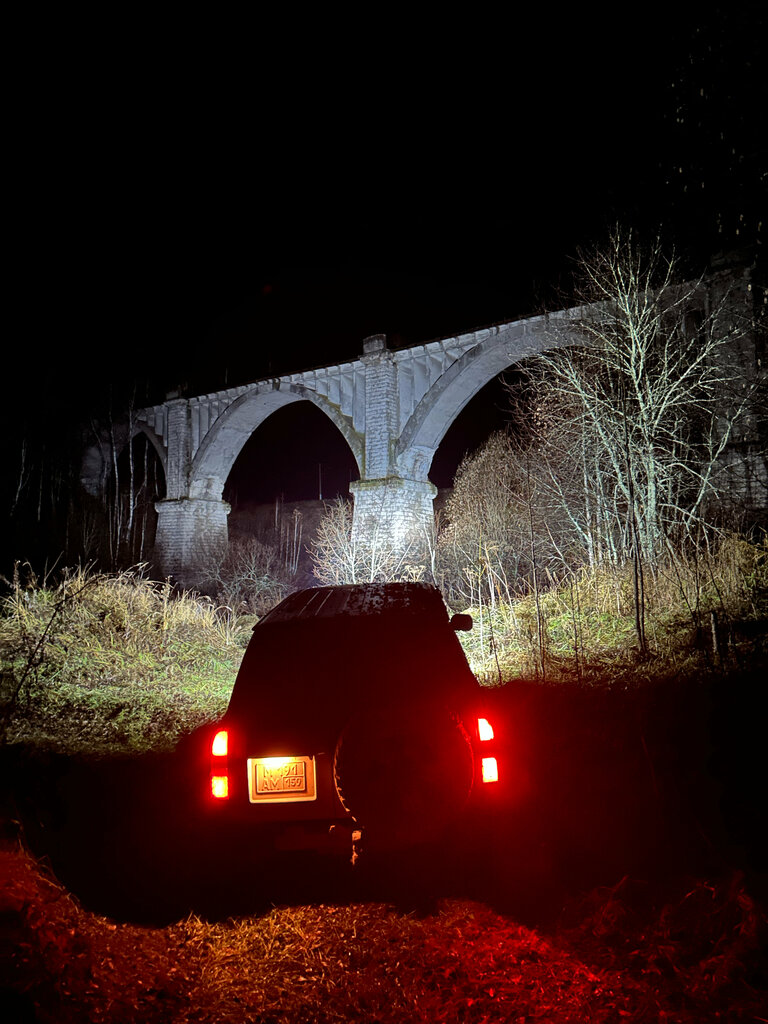 Turistik yerler Viaduct Bartym, Permski krayı, foto