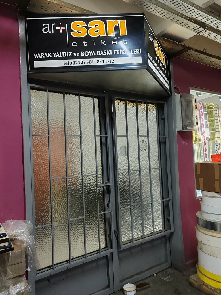 Matbaalar Artı Sarı Etiket, İstanbul, foto