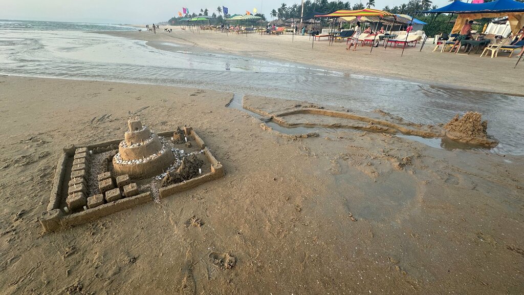 Plaj Majorda Beach, Goa, foto