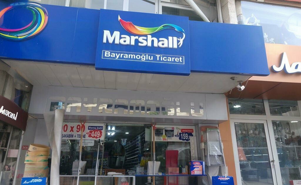Boya ve cila malzemeleri üretim ve satış yerleri Bayramoğlu Ticaret Yapı Market, Soma, foto