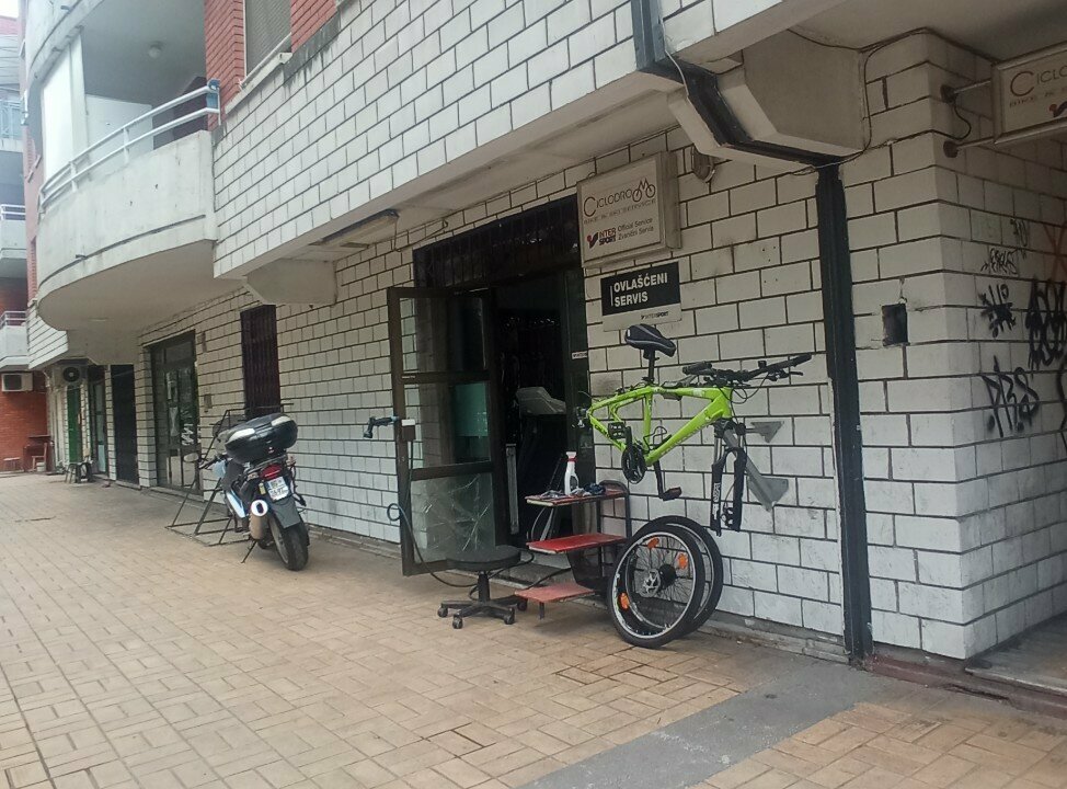 Kiralama noktası Ciclodrom, Belgrad, foto