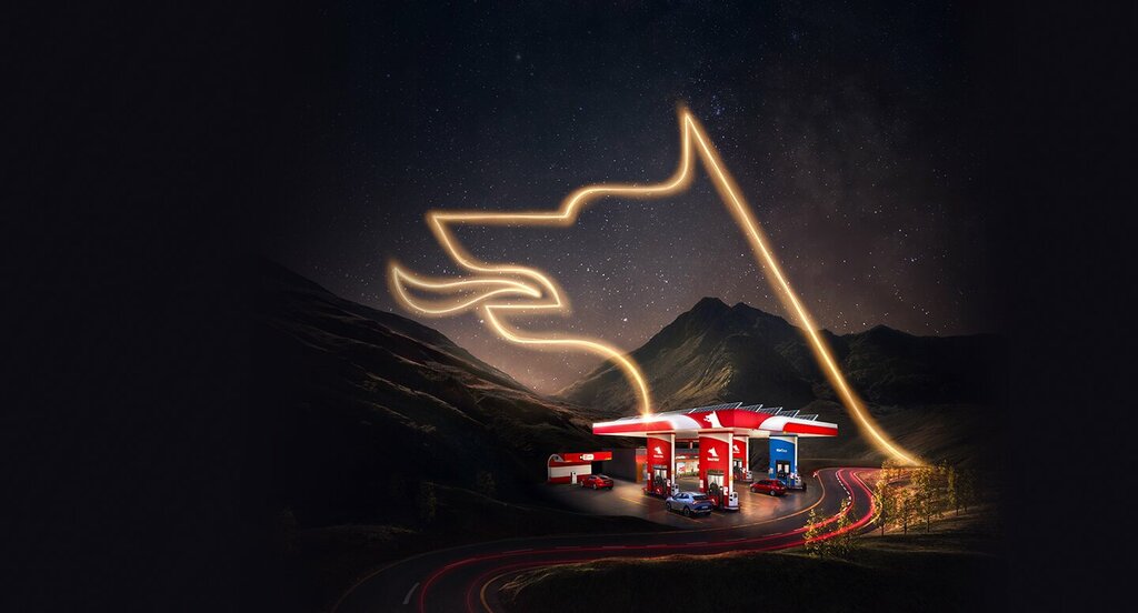 Benzin istasyonu Petrol Ofisi, Kütahya, foto