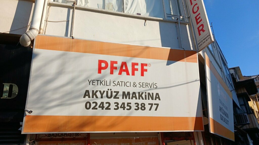 Dikiş ekipmanları Akyüz Makina, Antalya, foto