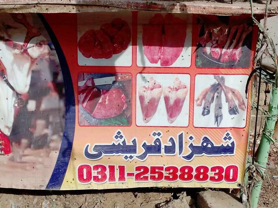 Kasap, şarküteri Shahzad Qureshi, Karaçi, foto