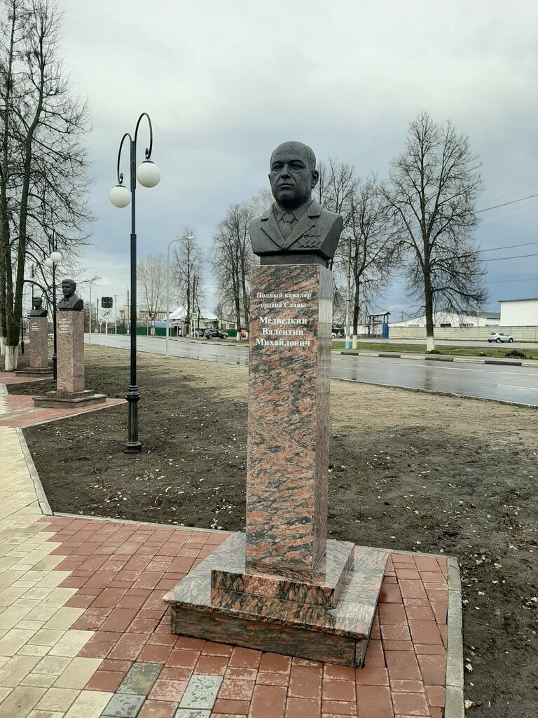 Anıt, heykel Бюст В.М. Медведкина, Pervomaysk, foto