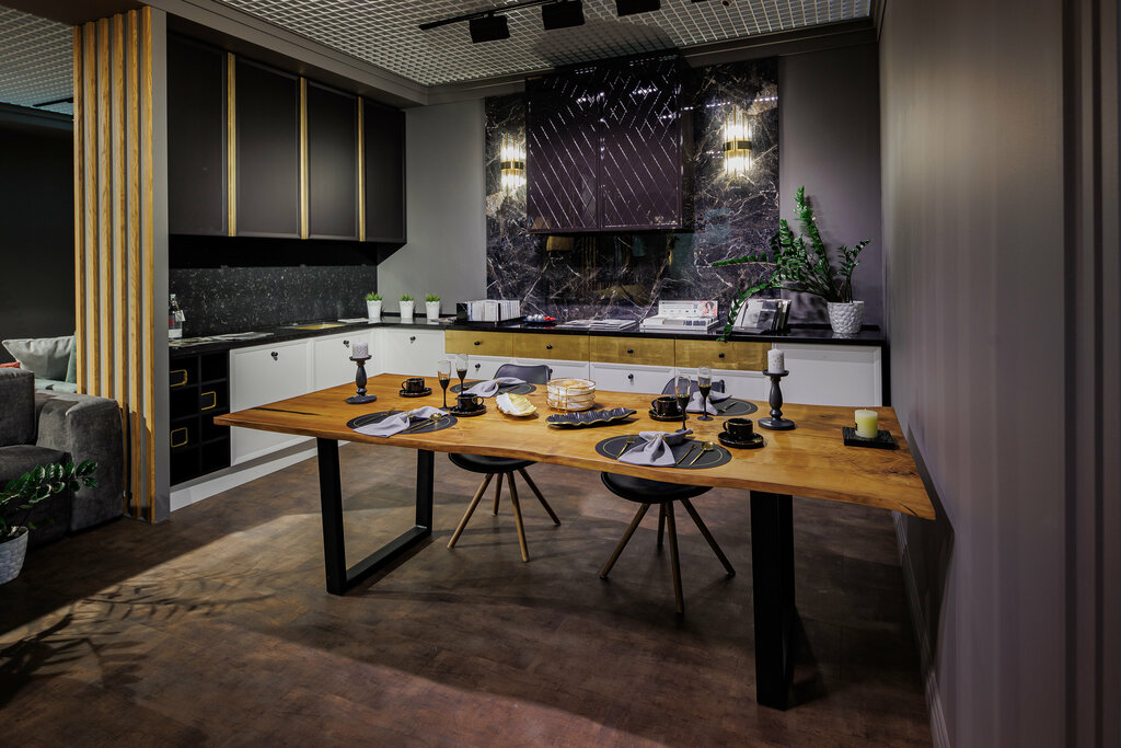 Mutfak mobilyaları Interior salon 3D, Tver, foto