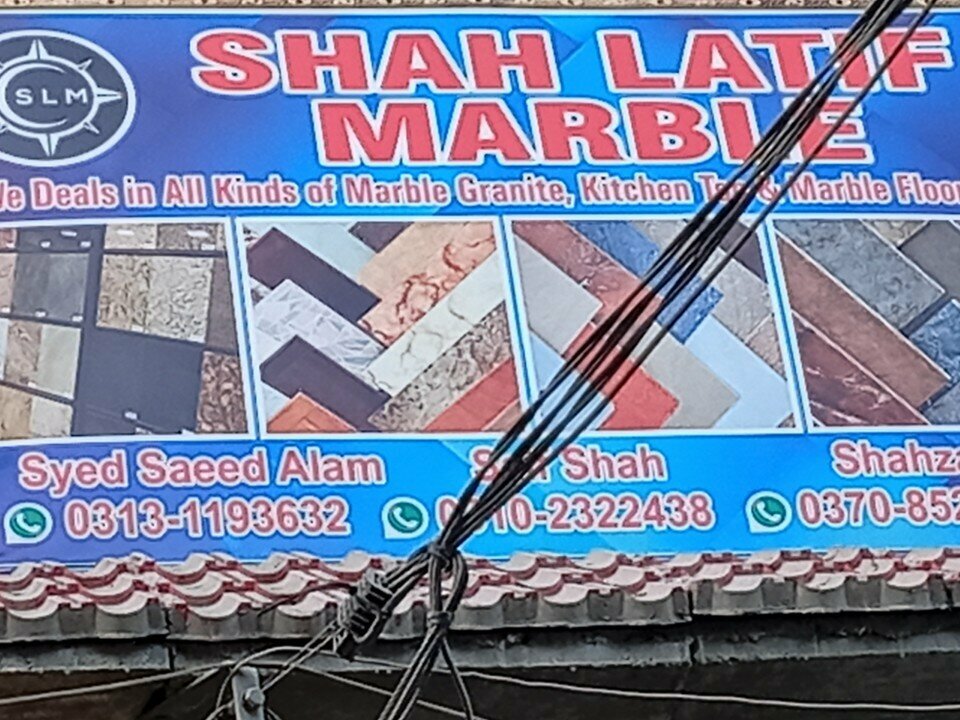 Seramik fayans Shah latif marble, Karaçi, foto