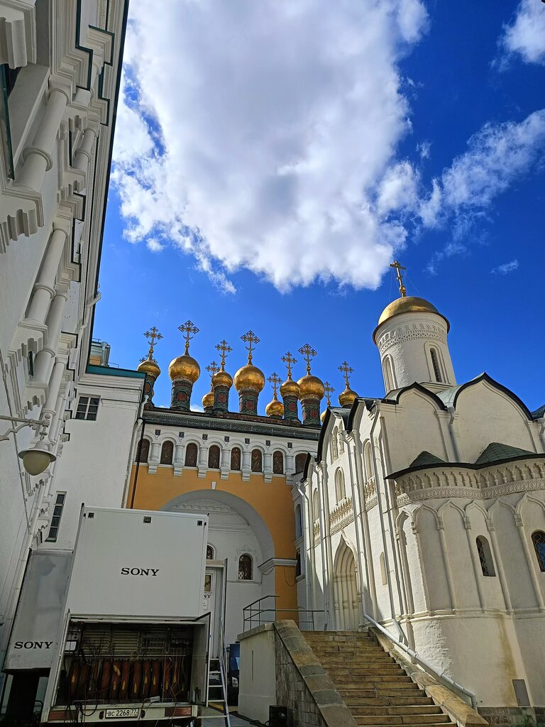Ortodoks kiliseleri Upper Saviour Cathedral, Moskova, foto