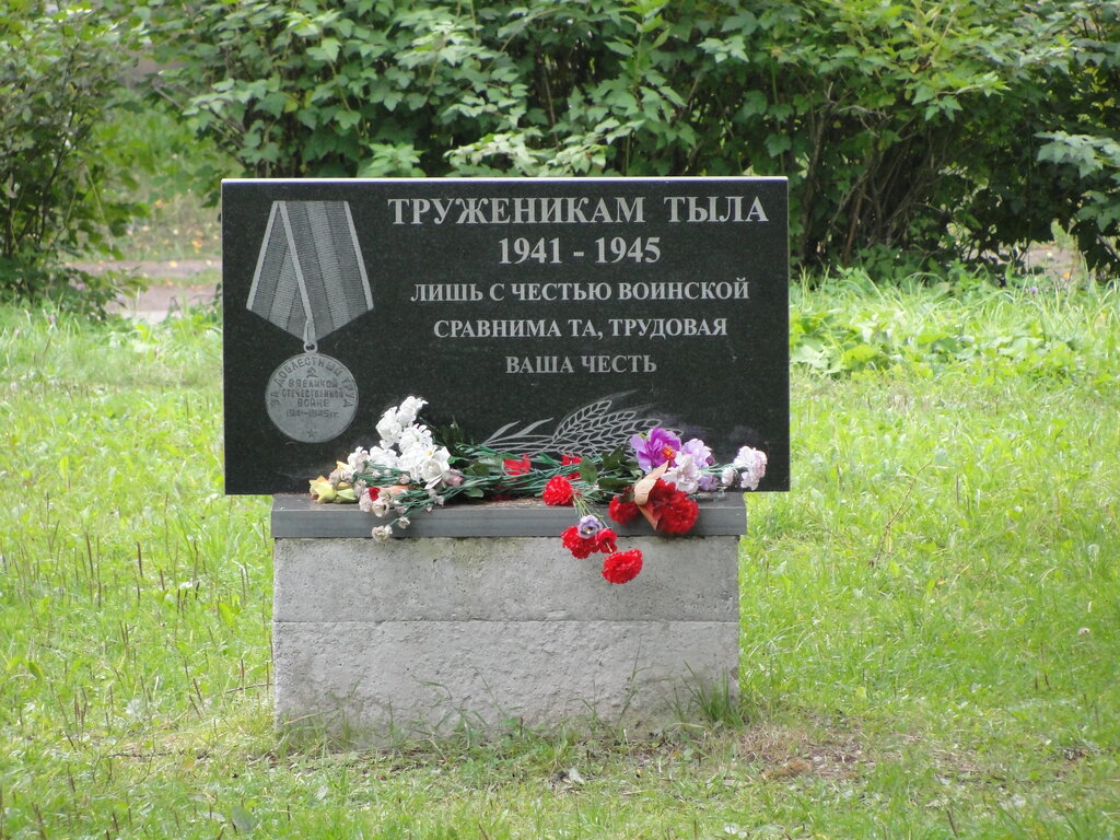 Anıt, heykel Воинам-вытегорам Великой Отечественной войны, Vytegra, foto