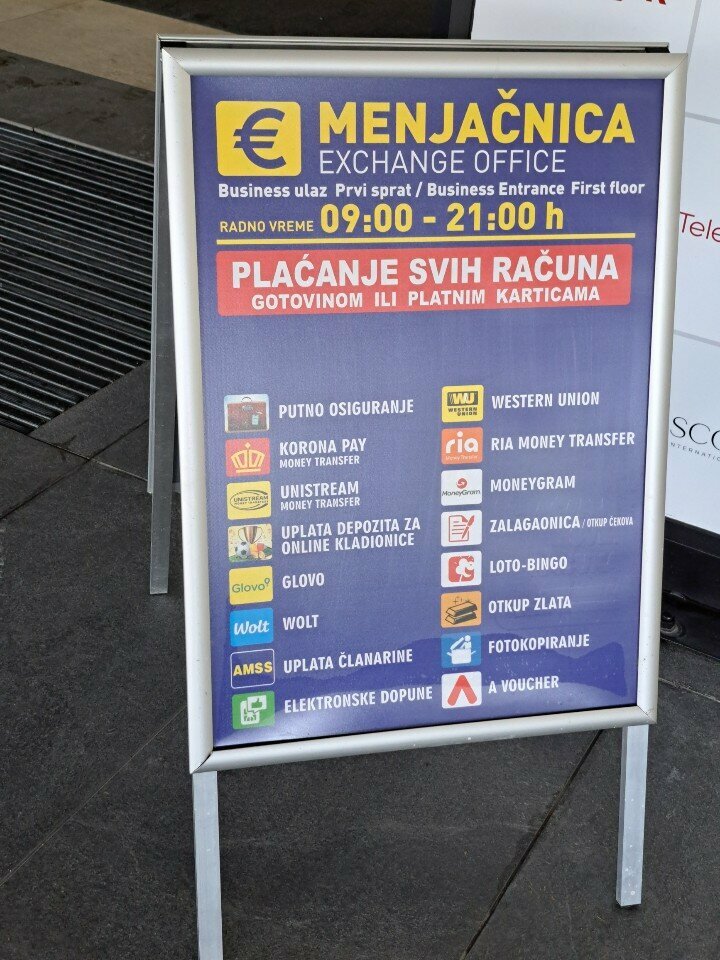 Döviz büroları Menjacnica Gonzo, Belgrad, foto