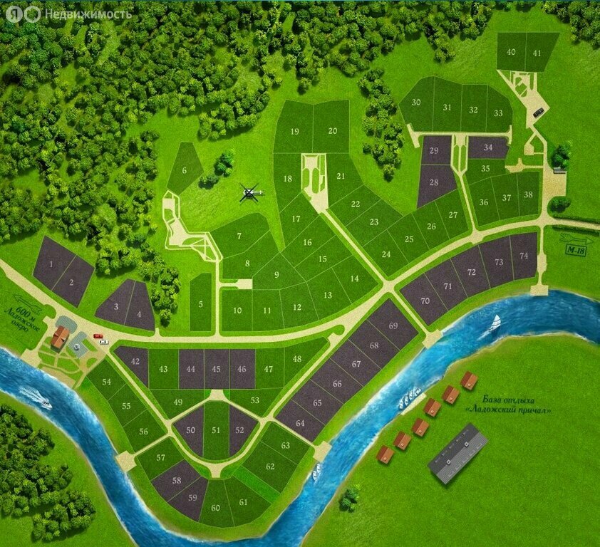 Yazlık yerleşim Тюнев Посад, Saint‑Petersburg ve Leningradskaya oblastı, foto