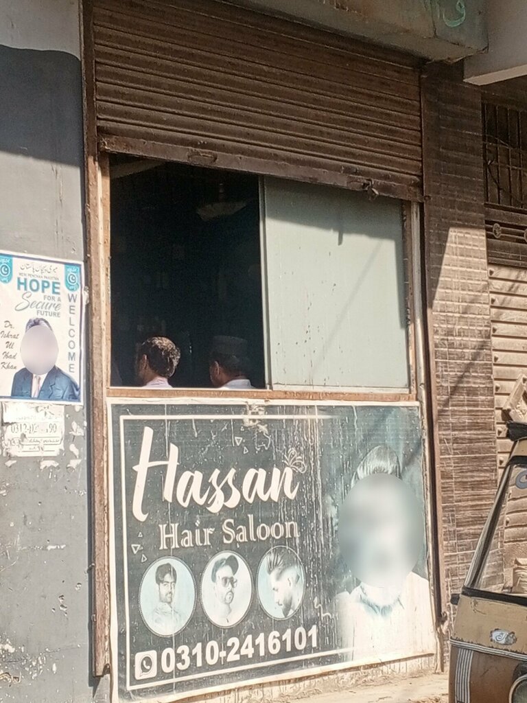 Kuaförler Hassan hair saloon, Karaçi, foto
