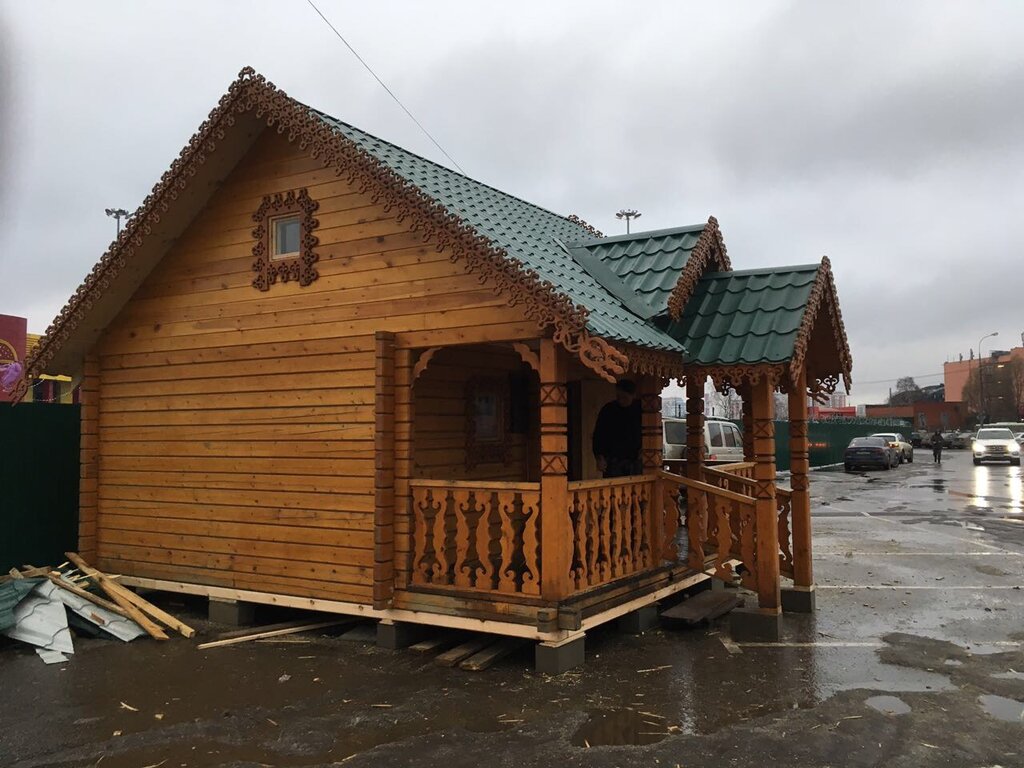 Yazlık ev inşaatı Drevstroim, Krasnogorsk, foto