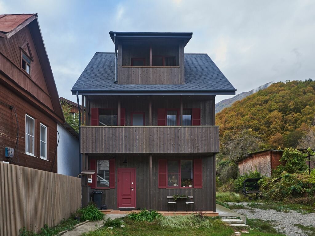 Kısa süreli konaklama Уютный дом, Soçi, foto