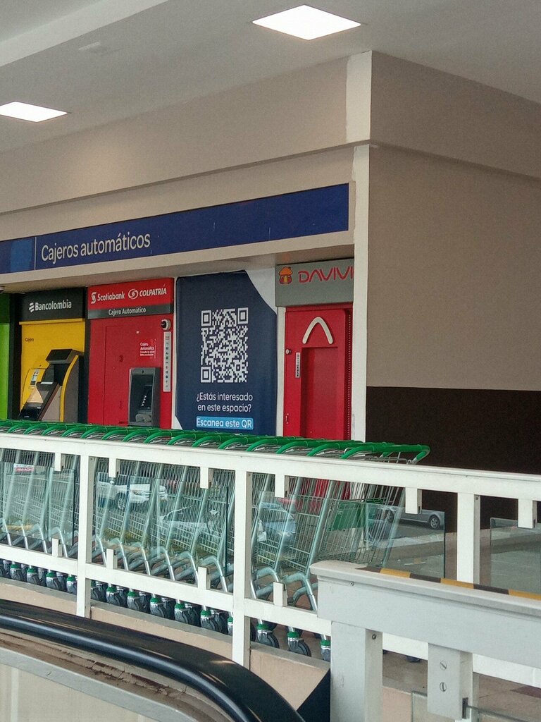 ATM'ler Cajeros Davivienda, Bogota, foto