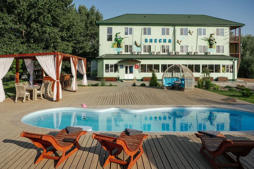 Resort oteller, tesisler Blesna, Astrahanskaya oblastı, foto