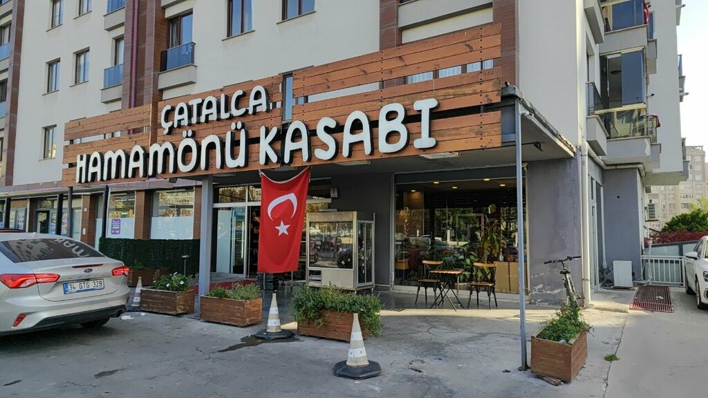 Kasap, şarküteri Çatalca Hamamönü Kasabı, İstanbul, foto