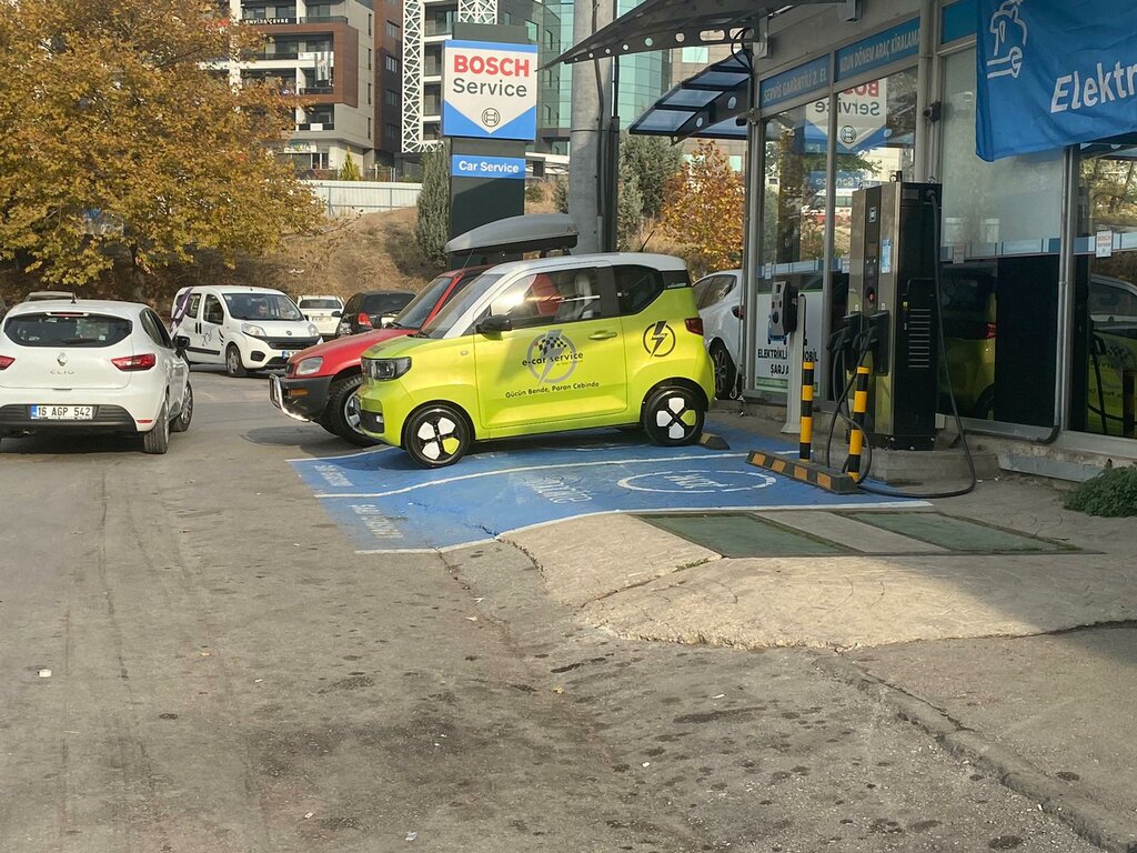 Elektrikli oto şarj istasyonları Zes Elektrikli Şarj İstasyonu, Bursa, foto