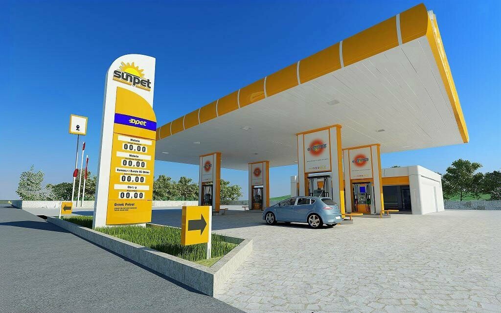 Benzin istasyonu Sunpet, Bozkurt, foto