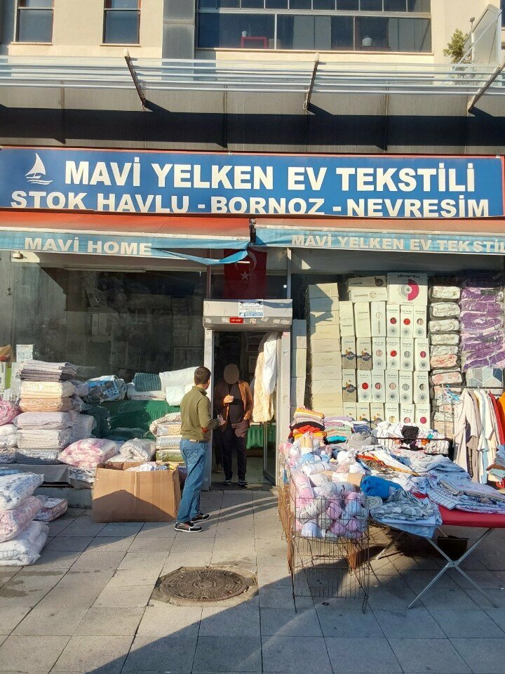 Ev tekstili mağazaları Mavi Yelken, İstanbul, foto