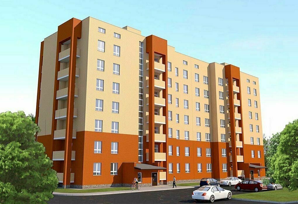 Konut blokları Русское Поле, Novomoskovsk, foto