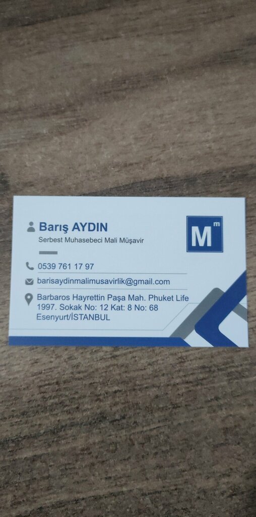 Mali müşavir Serbest Muhasebeci Mali Müşavir Barış Aydın, İstanbul, foto