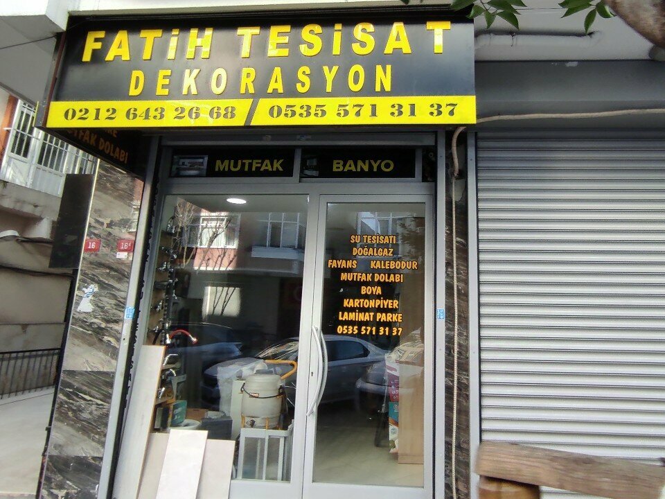 Sıhhi tesisat hizmetleri Fatih Tesisat Dekorasyon, İstanbul, foto