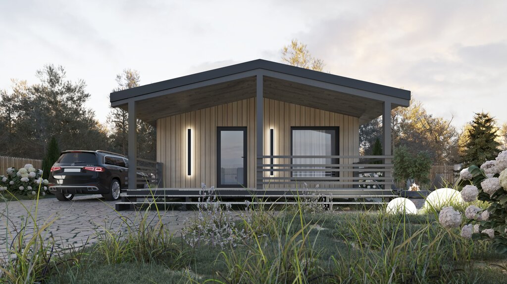 Prefabrik binalar Дача в Сборе, Saint‑Petersburg ve Leningradskaya oblastı, foto