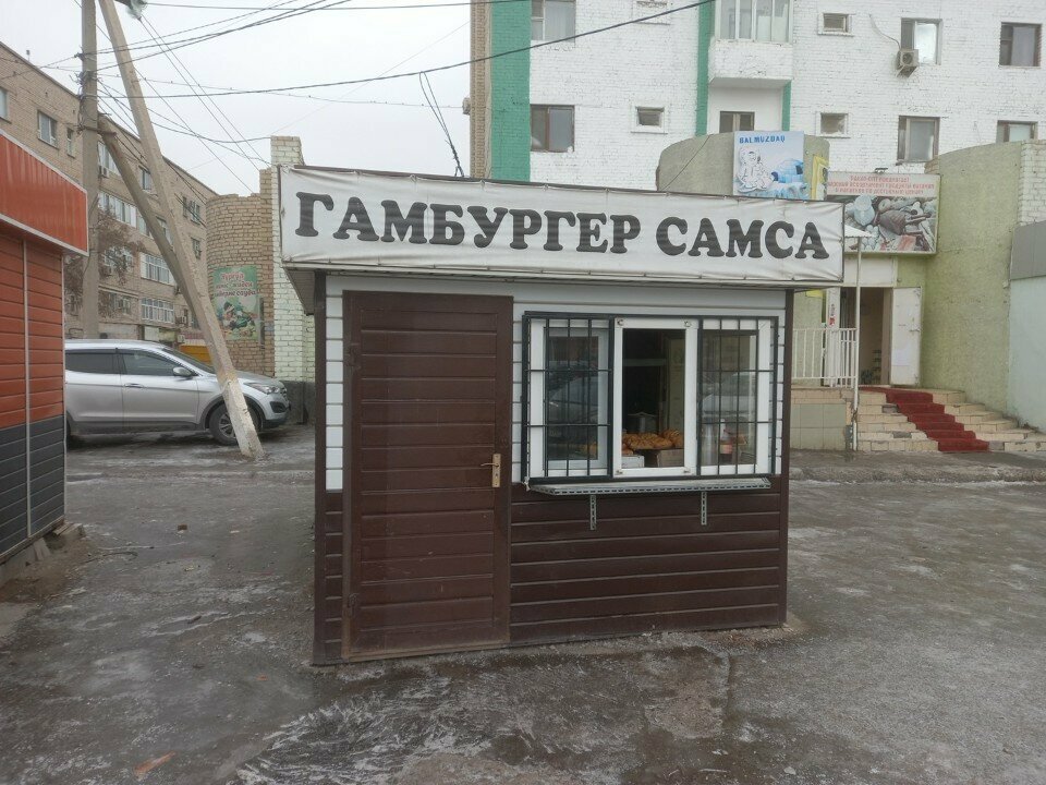 Fast food Samsa and Hamburger Kiosk, Kızılorda, foto
