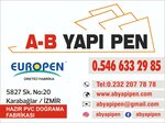 Ab Yapı Pen (İzmir, Karabağlar, Aşık Veysel Mah., 5827 Sok., 20), pencere üretim ekipmanları  İzmir'den