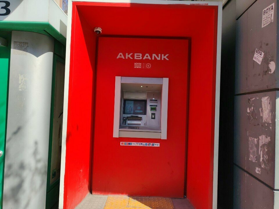 ATM'ler Akbank, İstanbul, foto