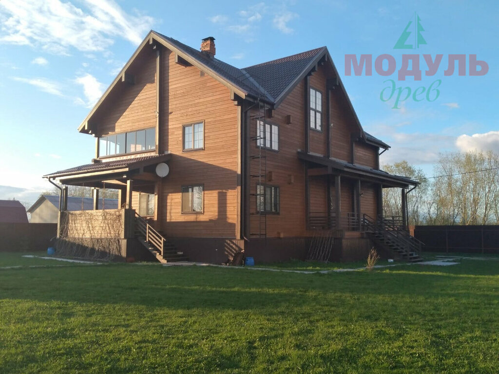 Yazlık ev inşaatı Modul drev, Arhangelsk, foto