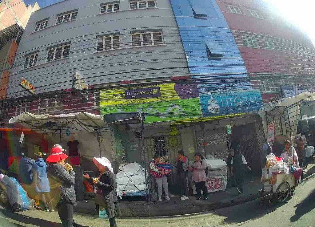 Mini-market Market Stall, La Paz, foto