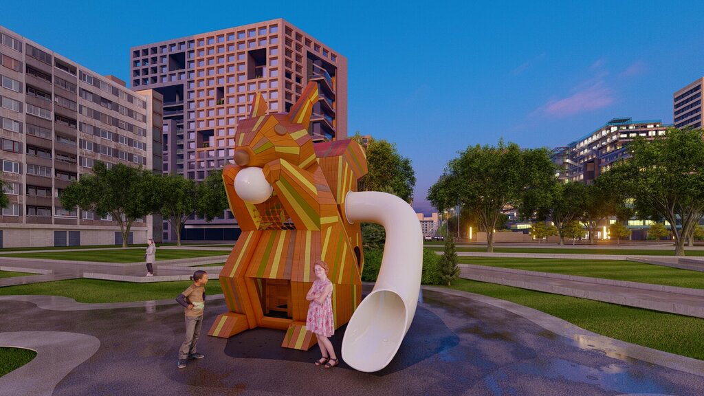 Çocuk oyun ekipmanları Roman Group, Kazan, foto