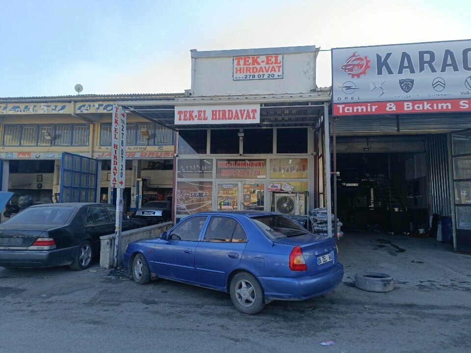 Otomobil yedek parçaları Tek El Hırdavat, Ankara, foto