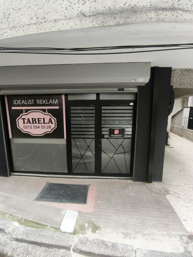 Tabela yapımı İdealist Reklam, İstanbul, foto