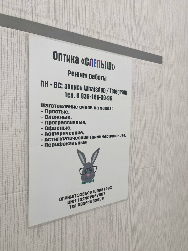 Optik Слепыш, Moskova, foto