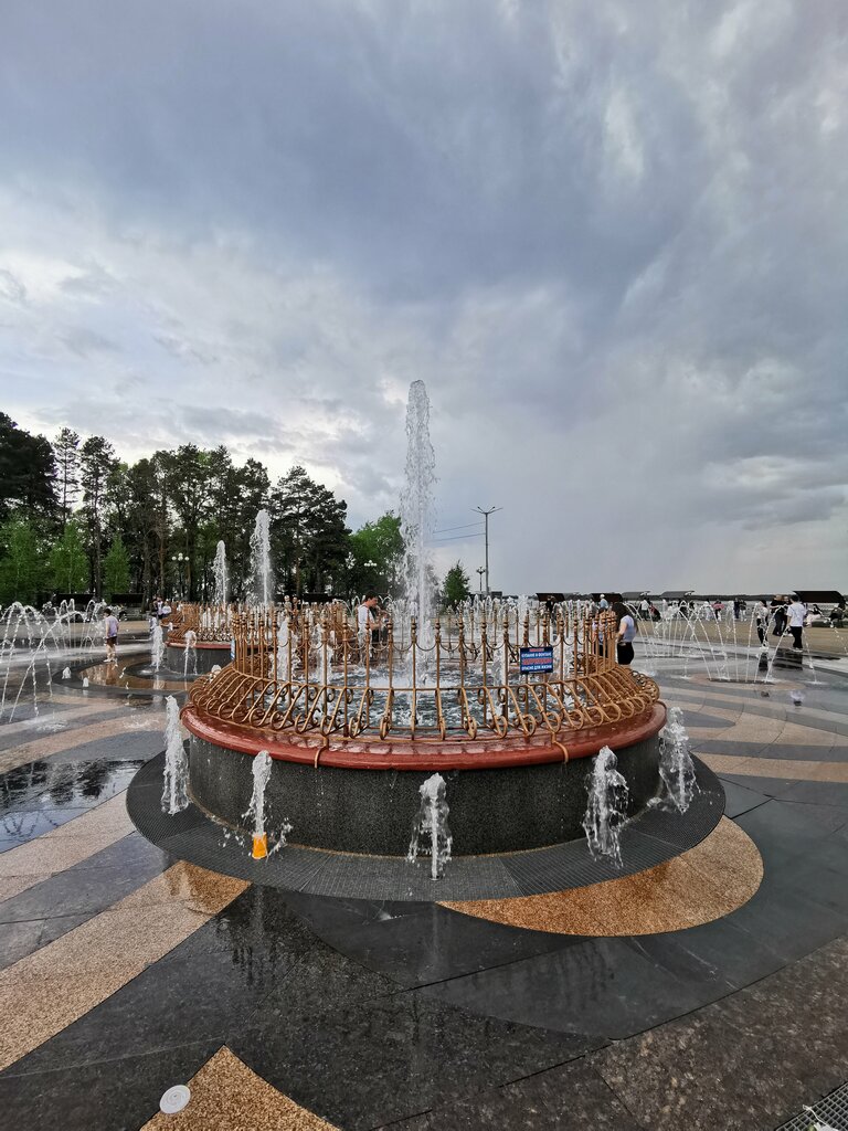 Çeşme Pedestrian Fountain, Habarovsk, foto