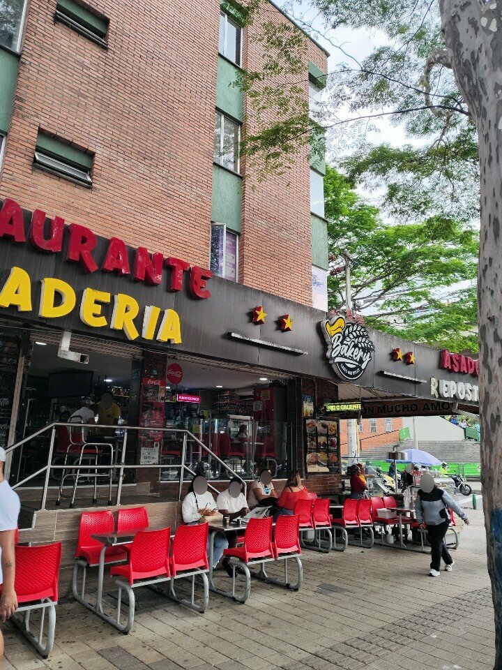 Kahve dükkanları Bakery, Medellin, foto