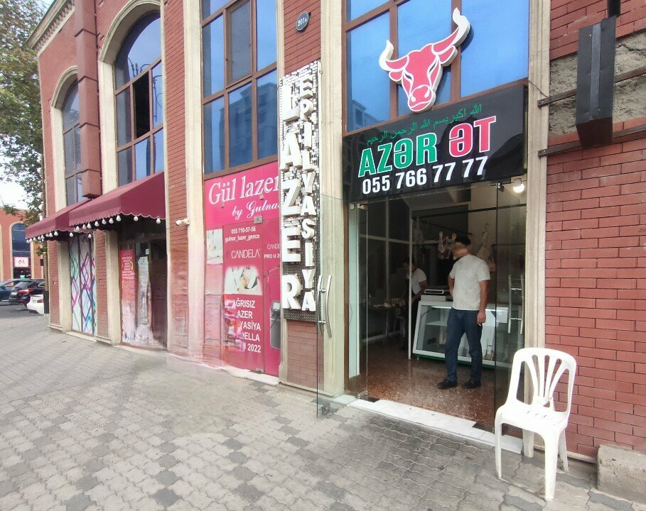 Kasap, şarküteri Azər Ət, Gence, foto