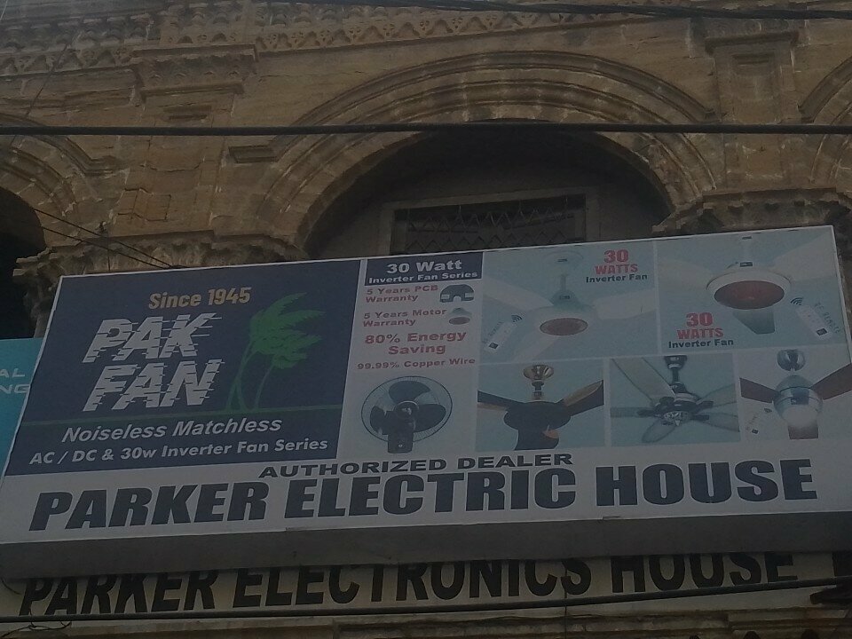 Elektrik ve elektrikli ürün mağazası Parker Electric house, Karaçi, foto