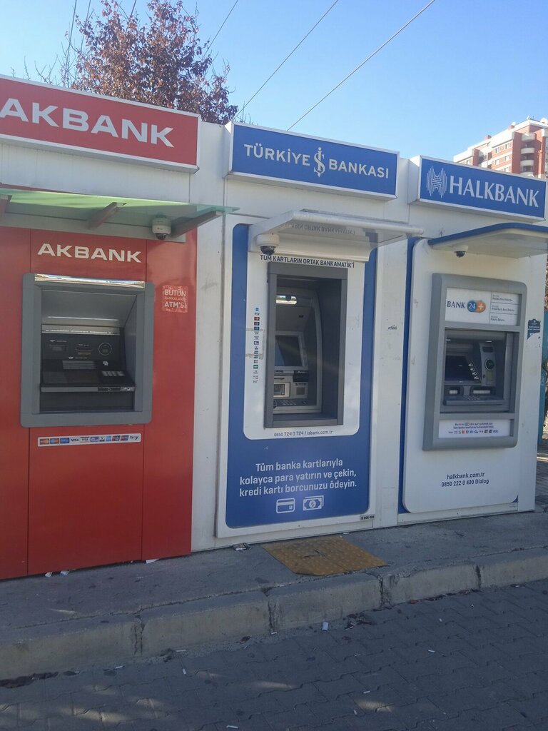 ATM'ler Türkiye İş Bankası Bankamatik, Ankara, foto