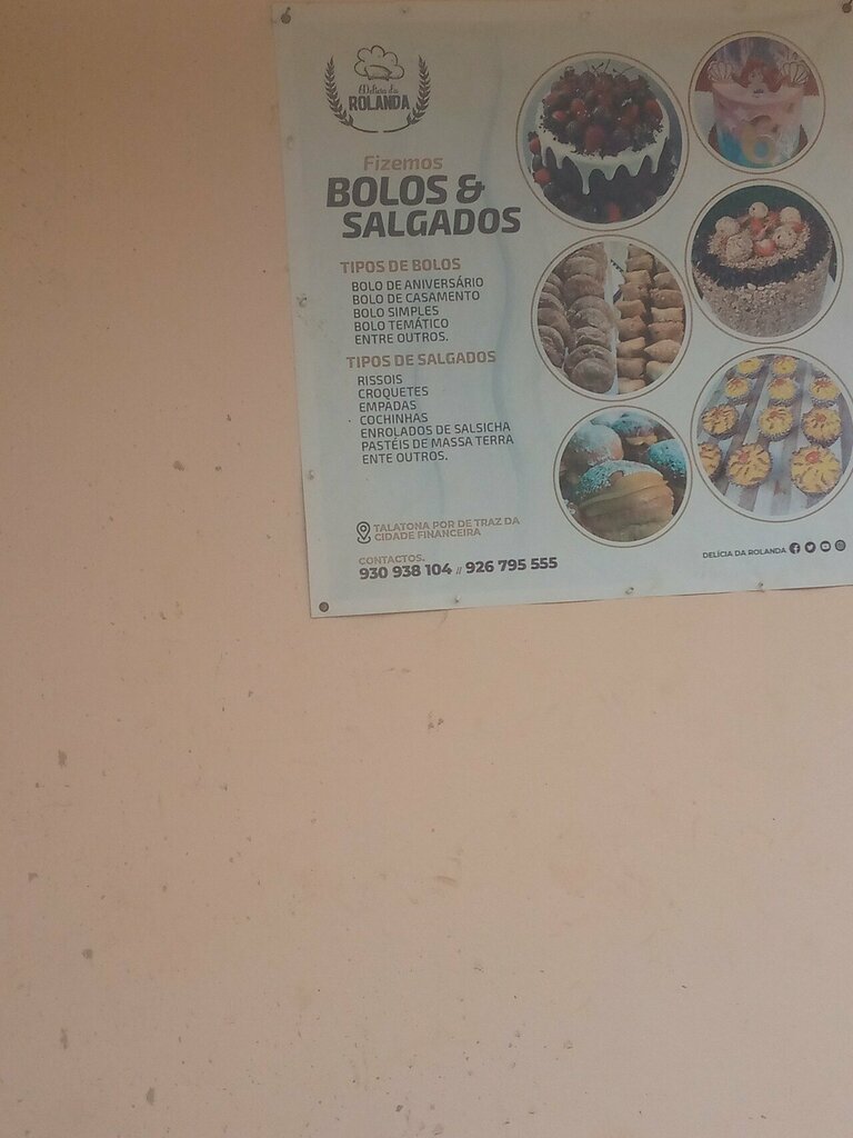 Pasta, şekerleme ve tatlı Delicia da Rolanda, Loanda, foto