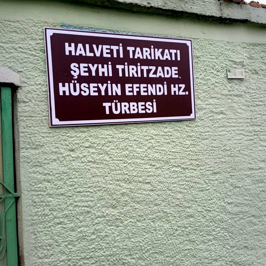 Ünlü kişilerin mezarları Halveti Tarikatı Şeyhi Tiritzade Hüseyin Efendi Hz. Türbesi, Ankara, foto