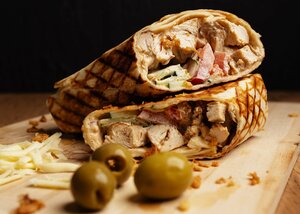 Шаурма из шашлыка Raketa BBQ (Karla Marksa street No:28), kafe  Agryz'dan (Egerce'den)
