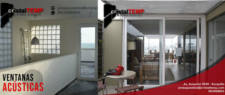 Pencere üretim, satış ve montaj firmaları Noise-reducing Doors and Windows in Pvc in Lima, Lima, foto