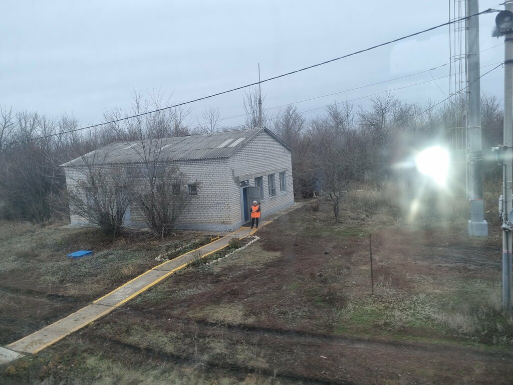 Yük istasyonu остановочный пункт Ольшанка, Uriupinsk, foto