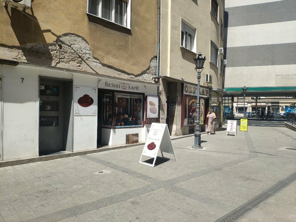Şapka satan mağazalar Prodavnica Šešira i Kapa Kovač, Novi Sad, foto