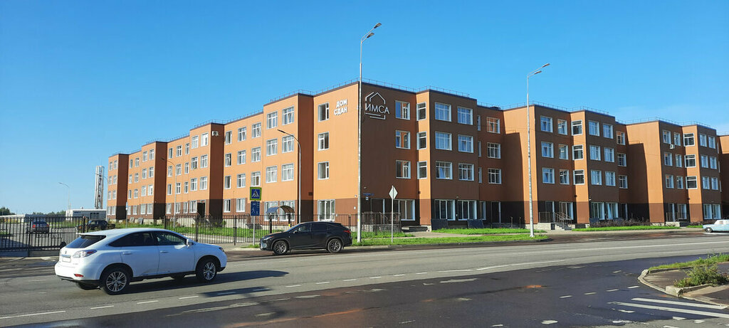 Konut blokları Yurjevsky posad, Velikiy Novgorod, foto