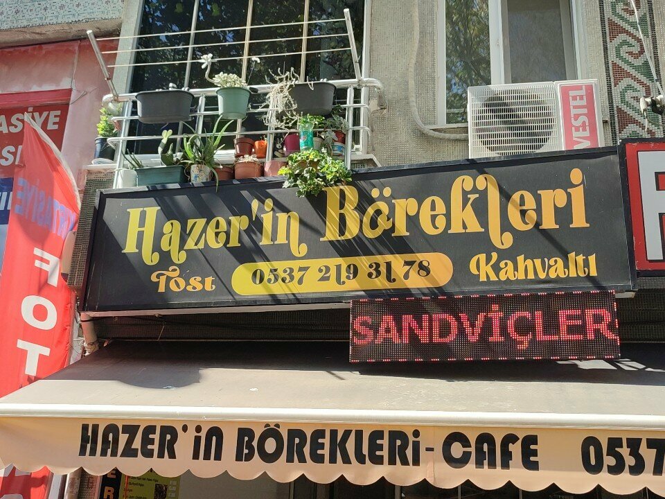 Fast food Hazer'in börekleri, İstanbul, foto